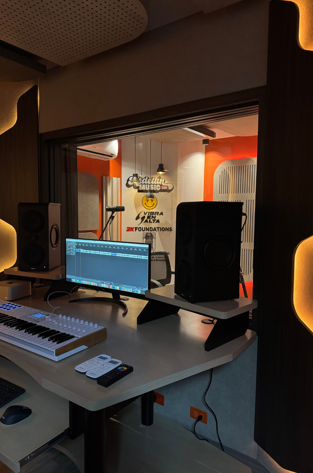 Medellin 's first public and free recording studio in Comuna 1. – J Balvin